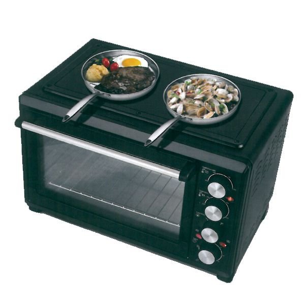 TASTER ELECTRIC OVEN WITH 2 CERAMIC HOB / GR38BH-GC SNAP Electrics Home ...