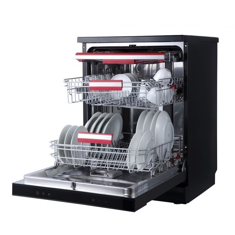 TOSHIBA BLACK-INOX DISHWASHER DELUXE DW-14F2EE(BS) SNAP Electrics Home ...